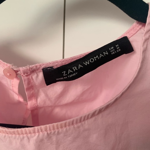 Zara | Tops | Zara Pink Top | Poshmark